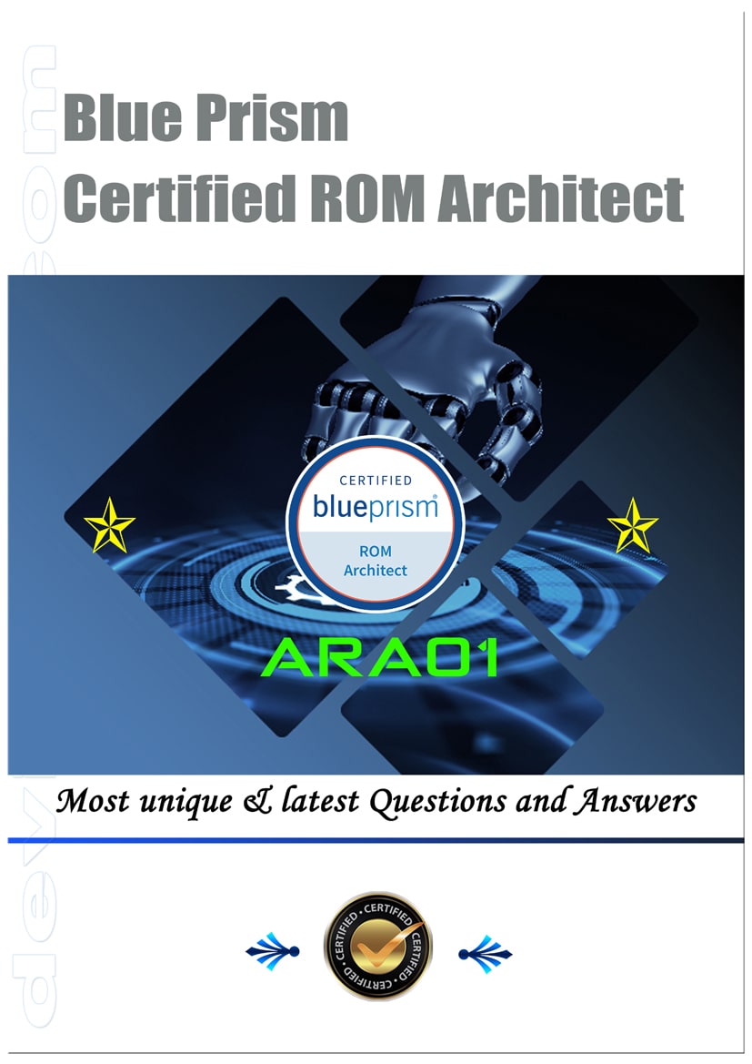Blue Prism Certified ROM Architect (ARA01) – DEVITZONE